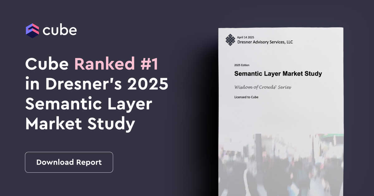 Dresner Semantic Layer Market Study